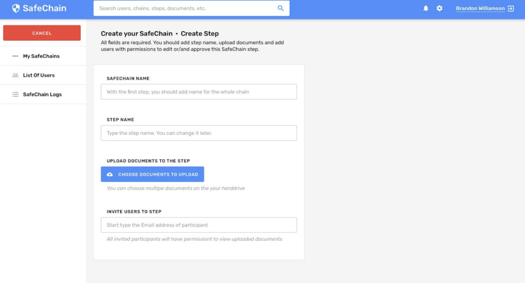 Blockchain Document Sharing Platform. Functional Specification - S-PRO