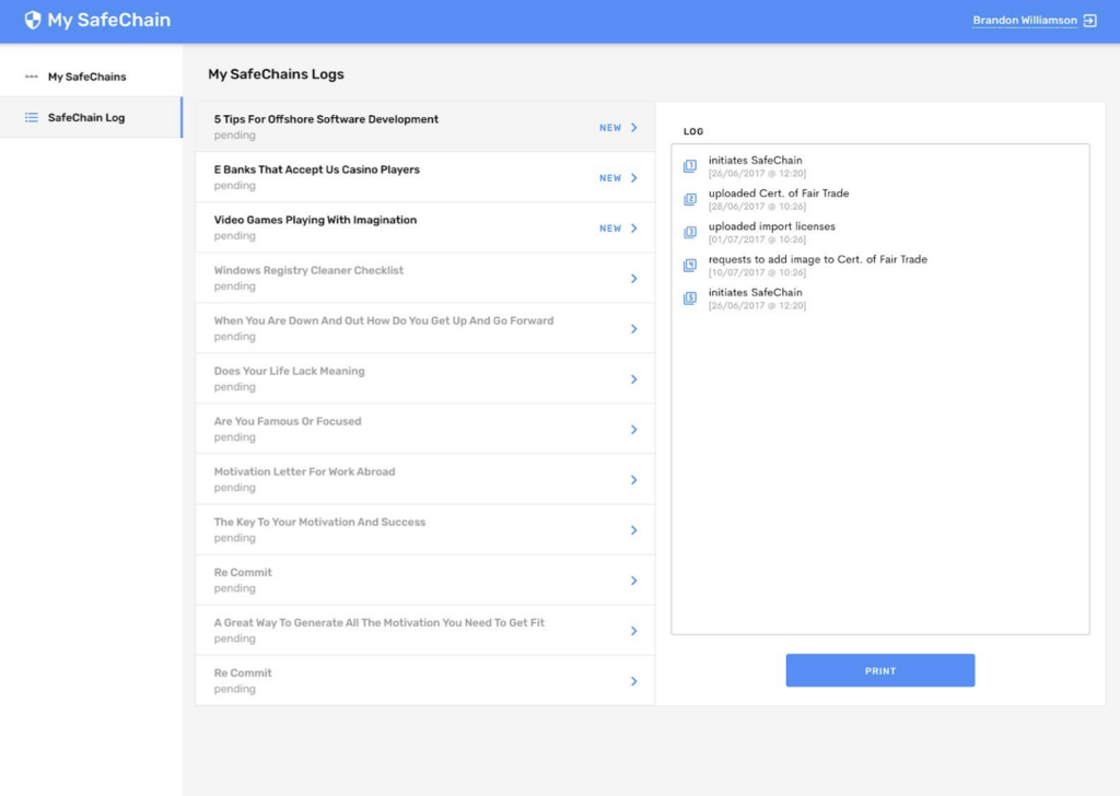 Blockchain Document Sharing Platform. Functional Specification - S-PRO